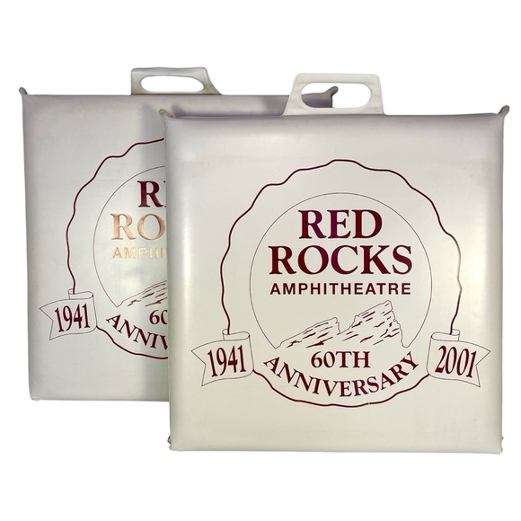 Other | Vintage Red Rocks Amphitheatre 6th Anniversary Seat Cushions ...